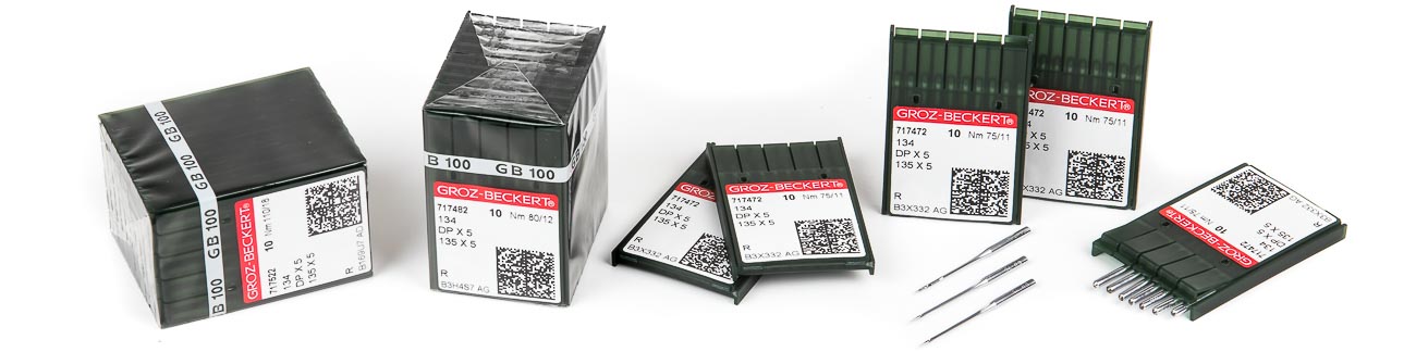 Agujas Groz-Beckert para maquinas de coser industriales - Catálogo completo